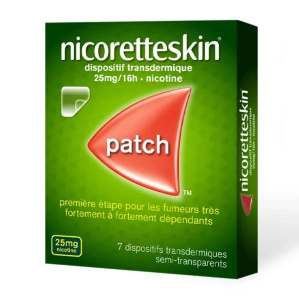 NicoretteSkin patch nicotine 25 mg/16 h - patchnicotine