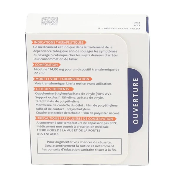 Niquitin patch anti tabac 21 mg/24 h - patchnicotine